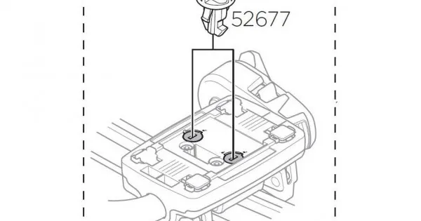 Thule 52677 Lock cylinder for 598
