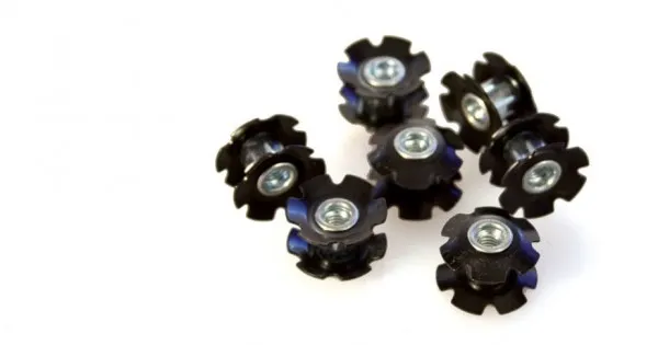 M Part 1 inch star nuts 22.2 mm - 10 pack refill