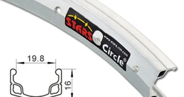 Cd Wheel 20 x 1 3/8 Rim S/W STD 28H Silver